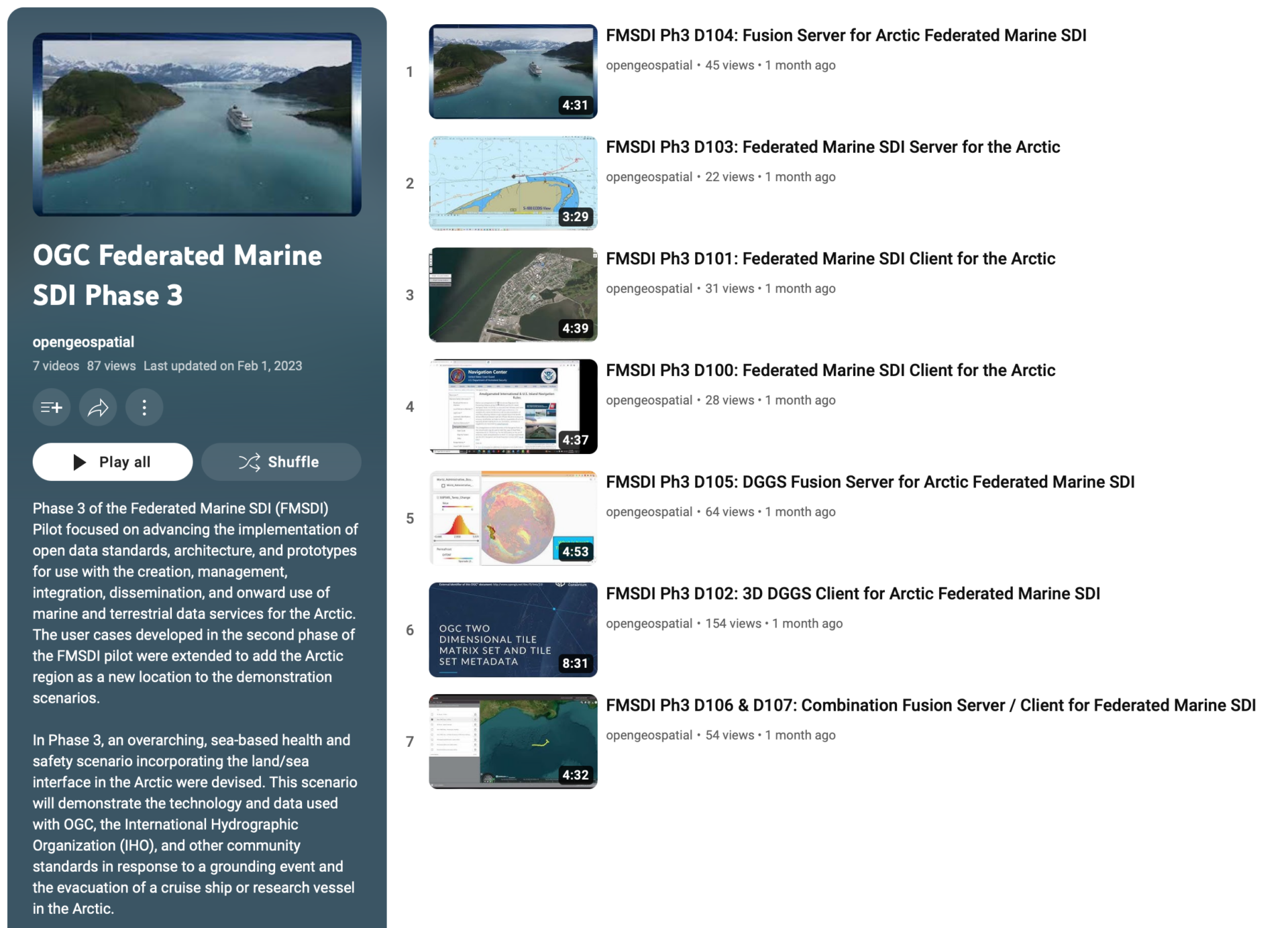 FMSDI3 Initiative | Enhancing Marine Geospatial Standards | OGC