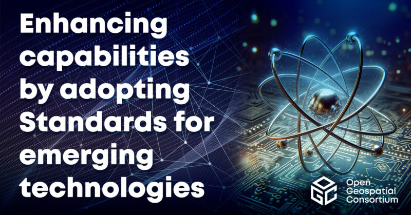 Enhancing capabilities by adopting Standards for emerging technologies ...