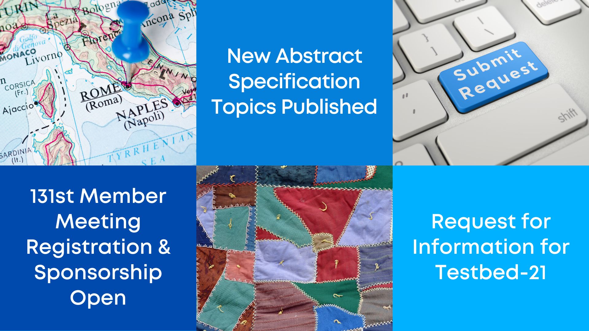 Advancing Geospatial Standards and Technology | OGC Advancing Geospatial Standards and Technology | OGC